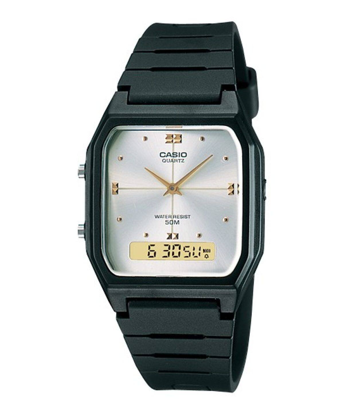 Casio AW-48HE-7AVDF Black Resin Watch – MADI WATCHES